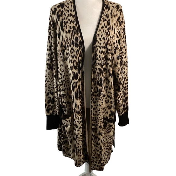 Chico's | Sweaters | Chicos Cashmere Cuffs Longline Sweater Cardigan ...